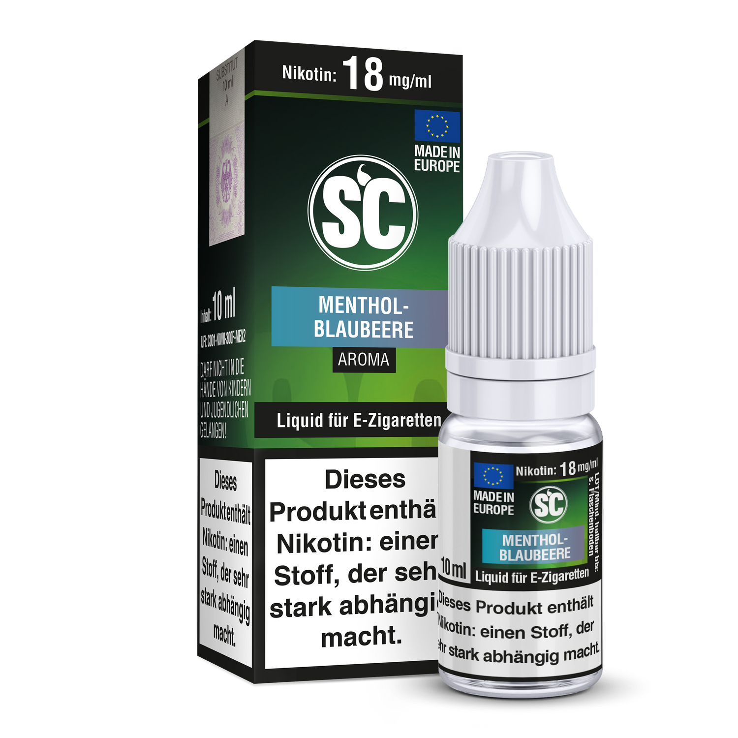 Menthol-Blaubeere E-Zigaretten Liquid kaufen